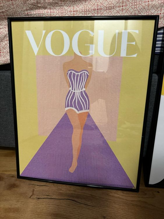 Vogue vintage pashion poster | Kaufen auf Ricardo