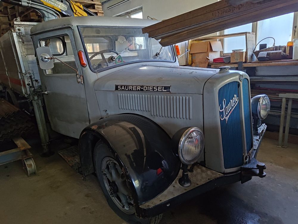 Lastwagen "SAURER" Modell L2 C mit Anhänger | Kaufen auf Ricardo
