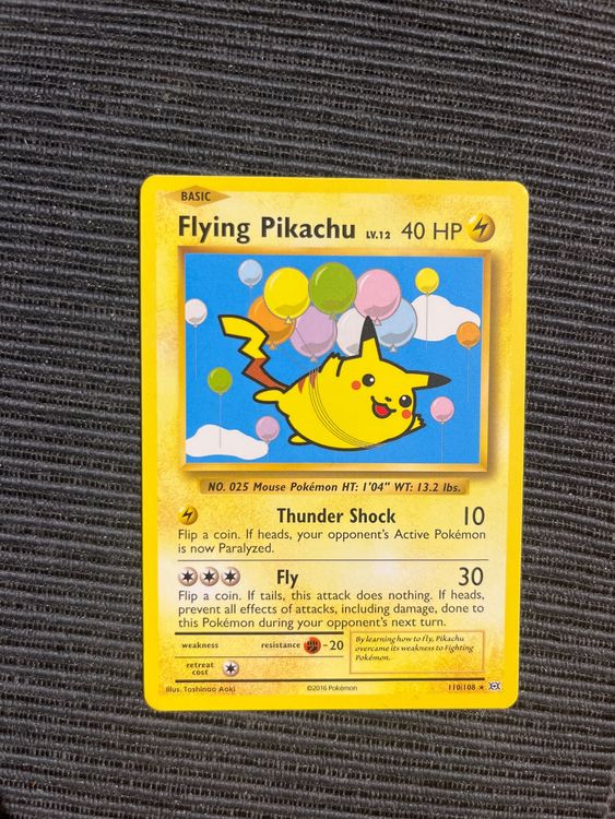 Pokemon Flying Pikachu XY Evolutions excellent | Kaufen auf Ricardo