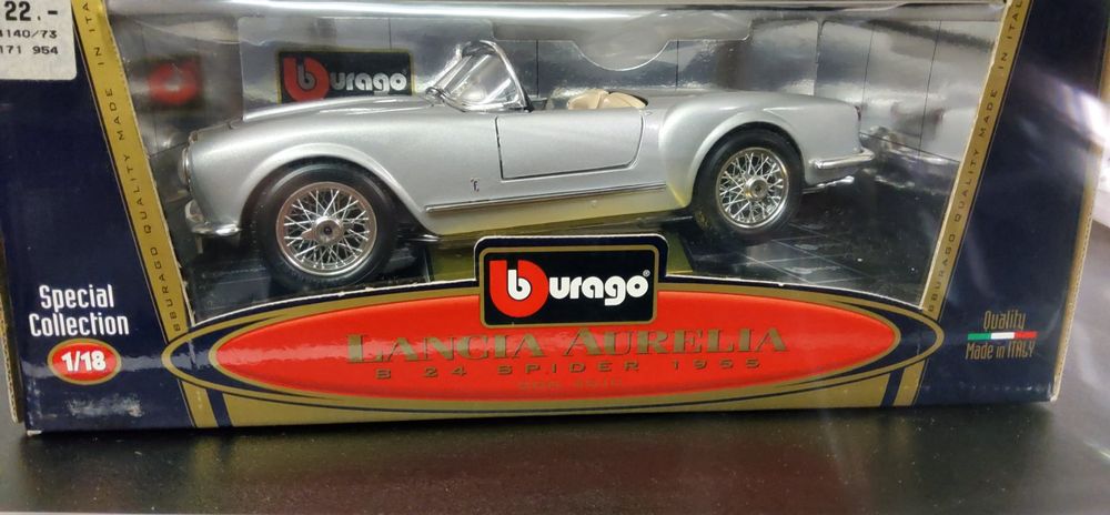 Modellauto LANCIA AURELIA B24 SPIDER (1955) Bburago 1:18 | Kaufen auf Ricardo
