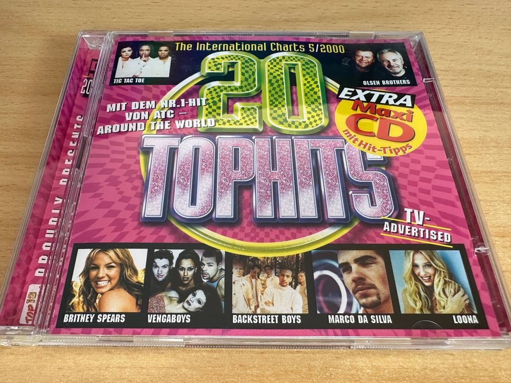 Various – 20 Tophits - The International Charts 5/2000- 2 CD (Gebraucht ...