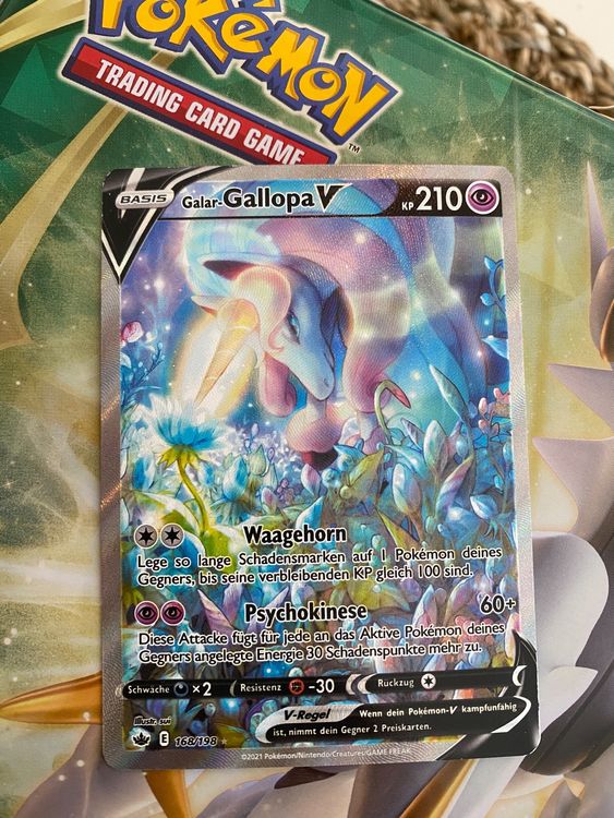 Pokémon Galar-Gallopa V Fullart | Kaufen auf Ricardo