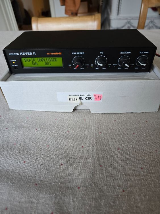 microHAM «micro KEYER II» mit Anschlusskabel für Elecraft 3 (Gebraucht ...