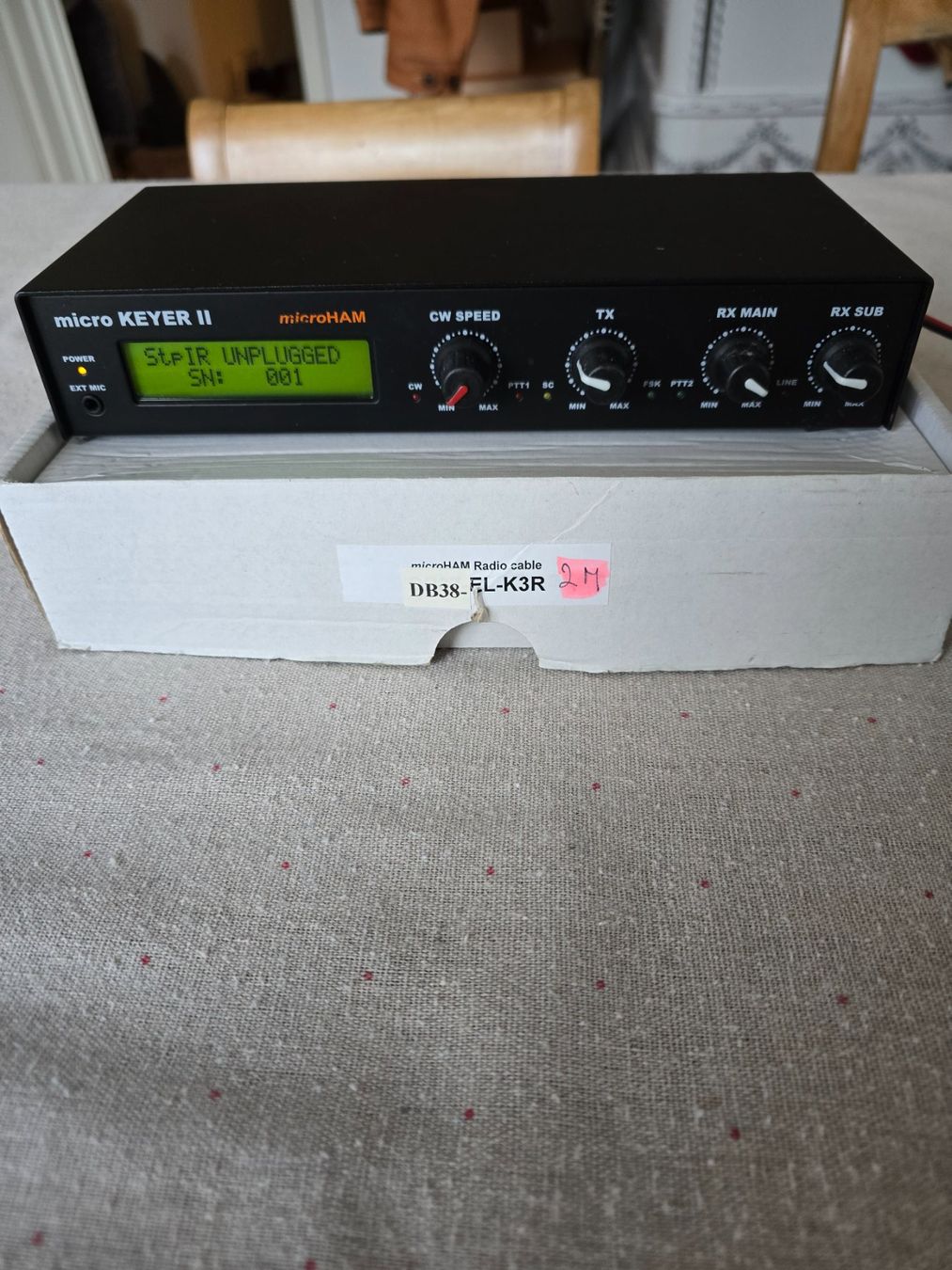 microHAM «micro KEYER II» mit Anschlusskabel für Elecraft 3 (Gebraucht ...