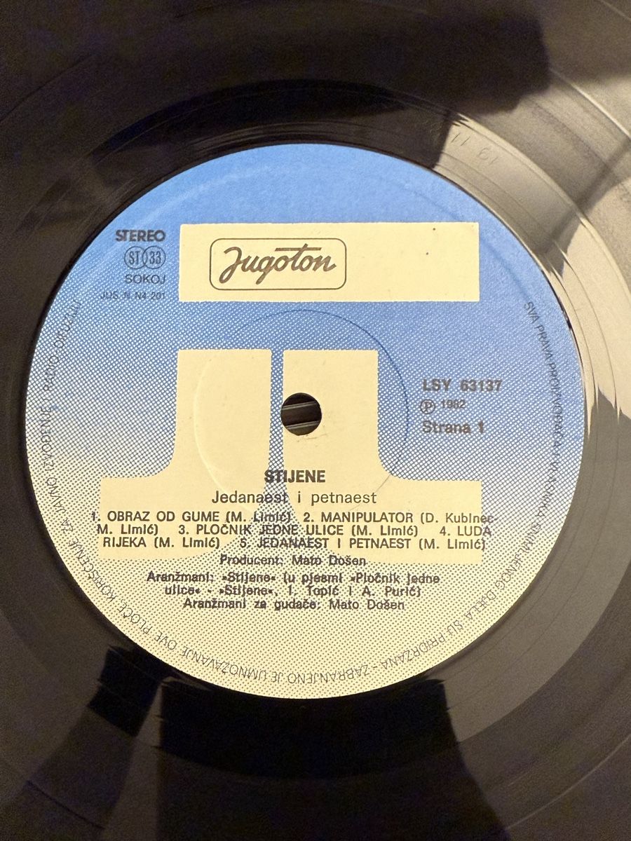 Stijene - Jedanaest i Petnaest / Ex-Yu 1982 Rock (Usato) a Delémont per ...