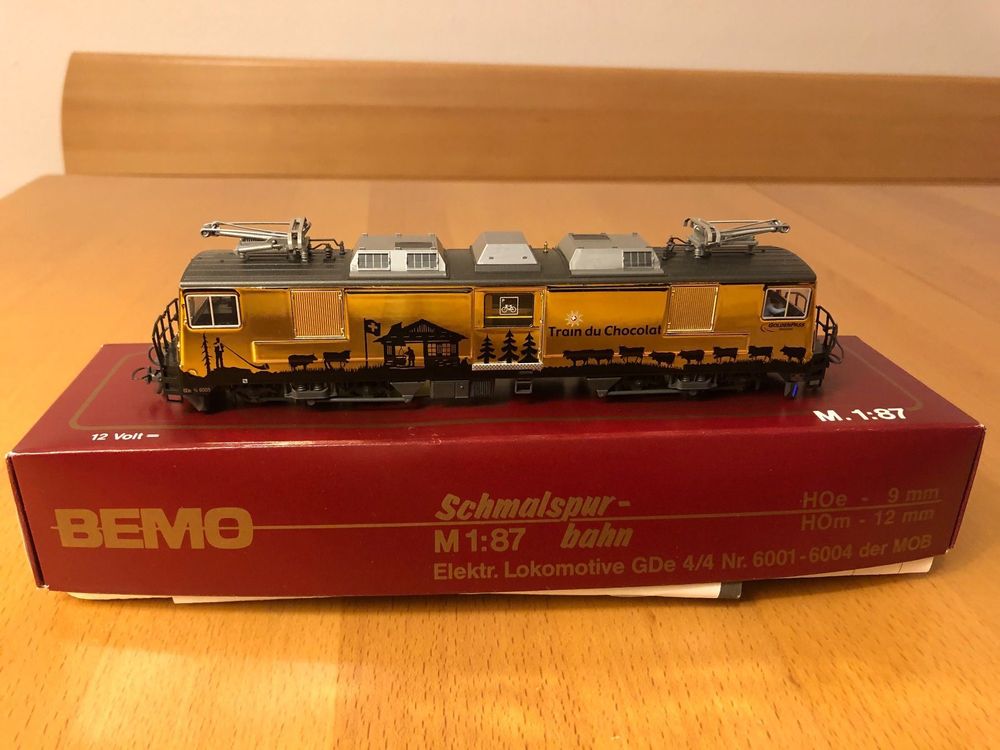 Bemo/Lenoir H0m MOB GDe 4/4 "Chocolat" (Gebraucht) in Montmagny für CHF ...