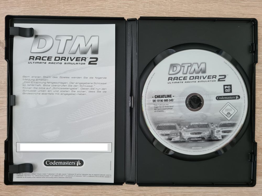 DTM Race Driver 2 (German Cover) - PC (Gebraucht) in Carouge GE für CHF ...