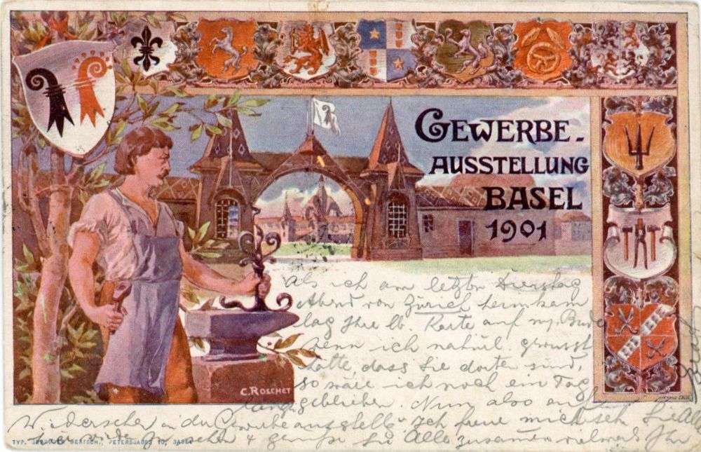 Basel BS - Gewerbeausstellung 1901 (Gebraucht) in Niedergesteln für CHF ...