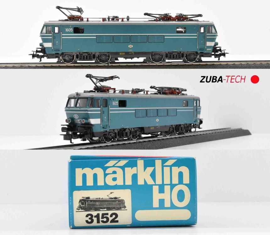 Märklin 3152 E-Lok Serie 1600 SNCB H0 WS Analog mit OVP (Gebraucht) in ...