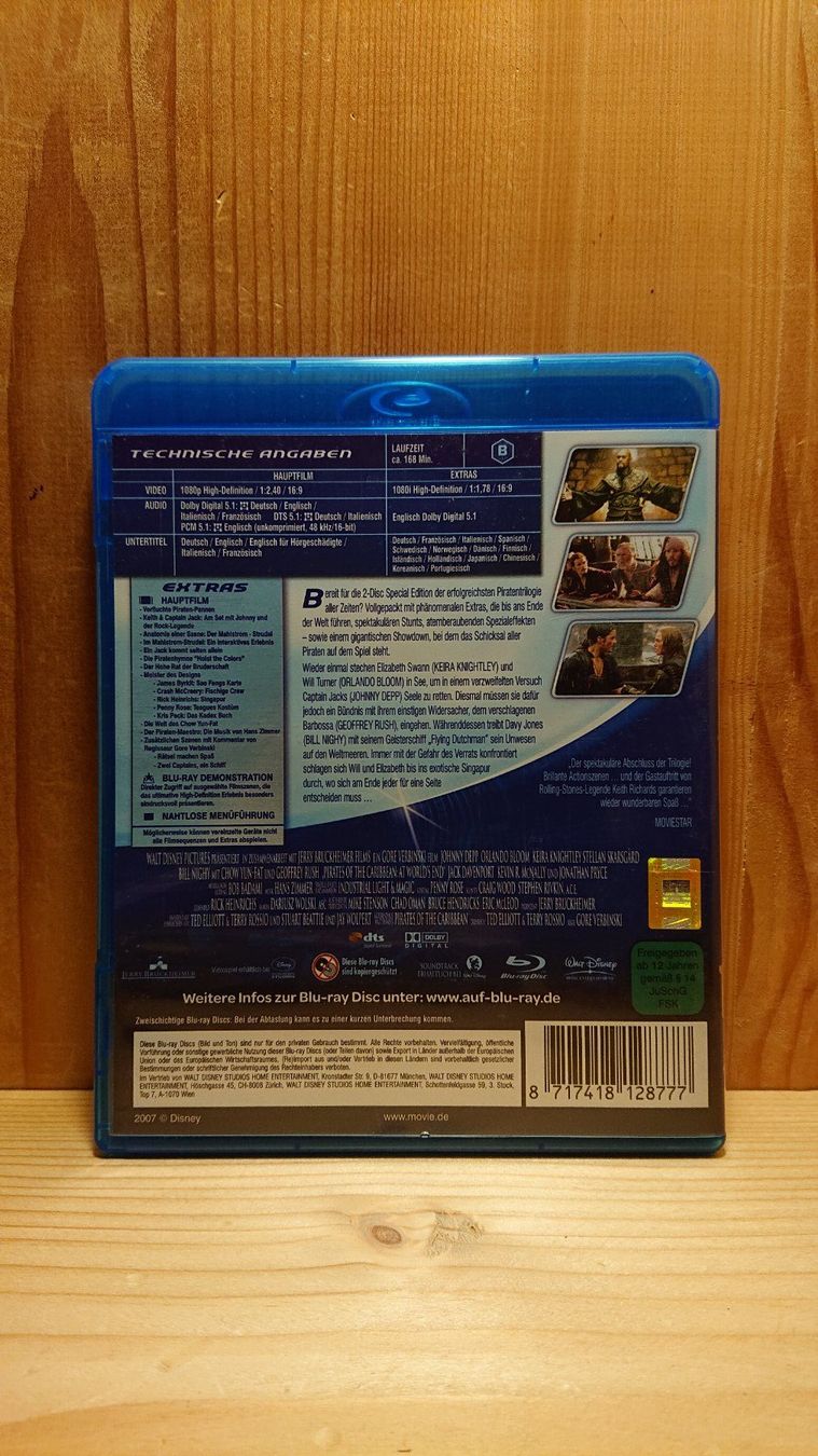 FLUCH DER KARIBIK am Ende der Welt Blu-Ray Disney (Gebraucht) in ...