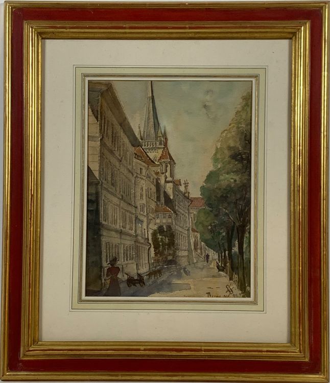 Aquarell Berne Monogrammiert (Gebraucht) in Root für CHF 20 – mit Lieferung auf Ricardo kaufen