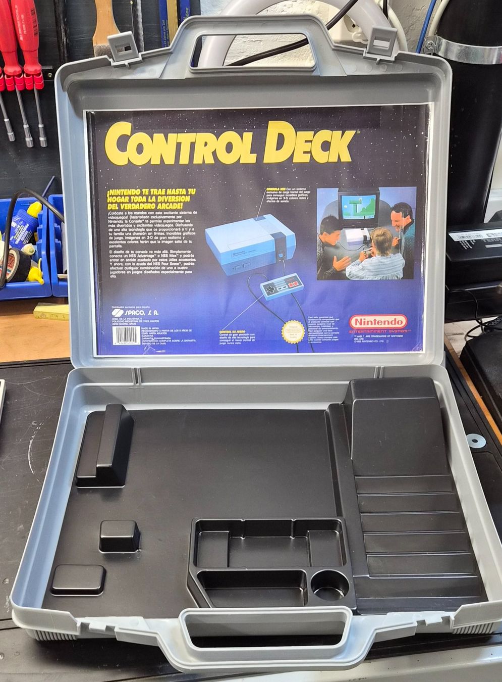 Nintendo NES Konsole mit 7 Spielen - im coolen Koffer 👌 (Gebraucht) in ...