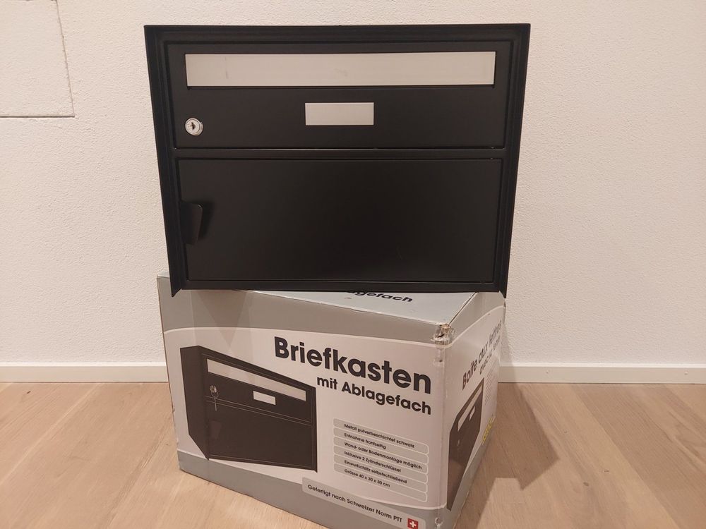 Briefkasten mit Ablagefach CH-Norm (Gebraucht) in Netstal für CHF 28 ...