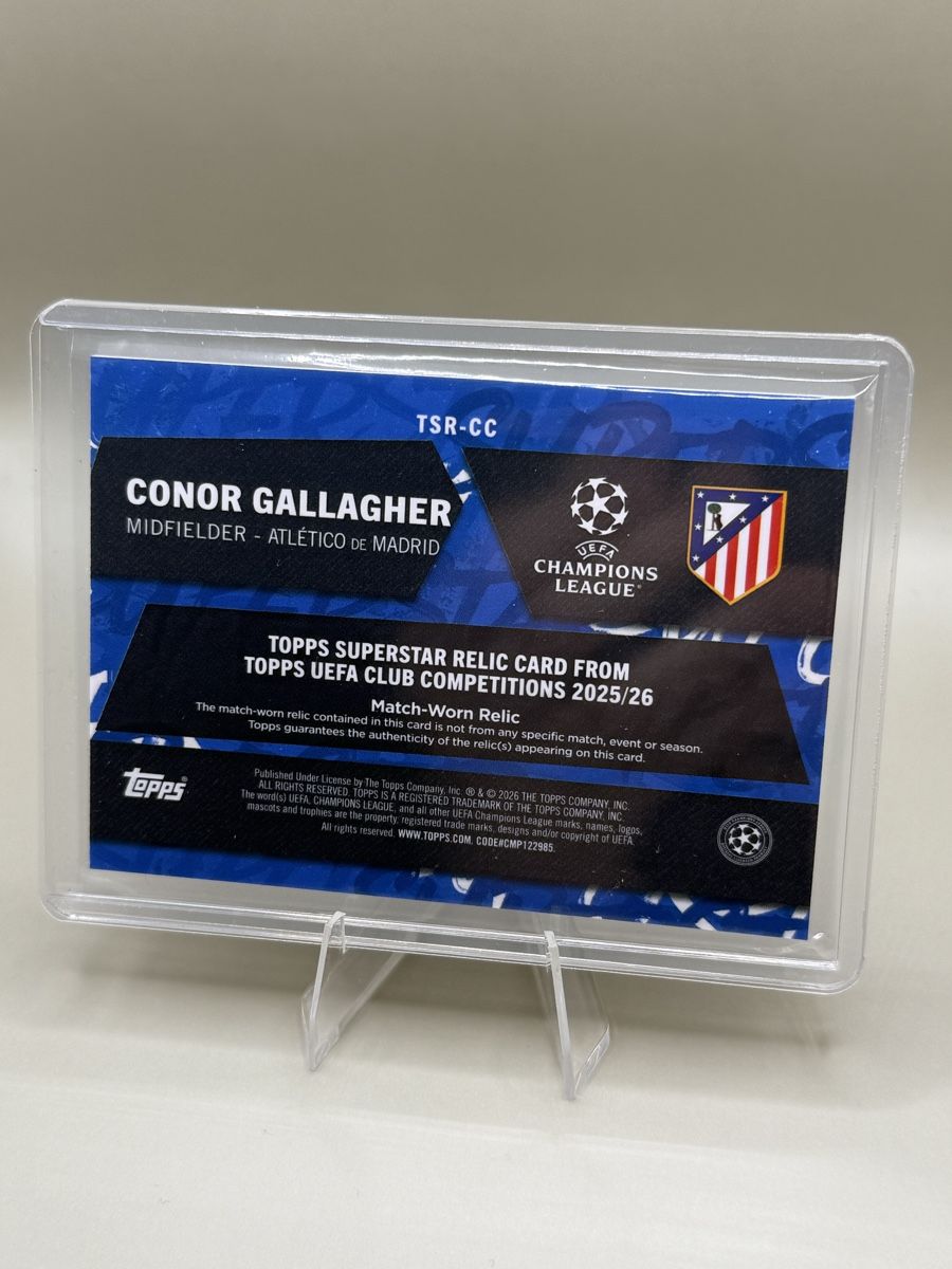 Conor Gallagher | Match Worn Relic | Atlético Madrid (Gebraucht) in ...