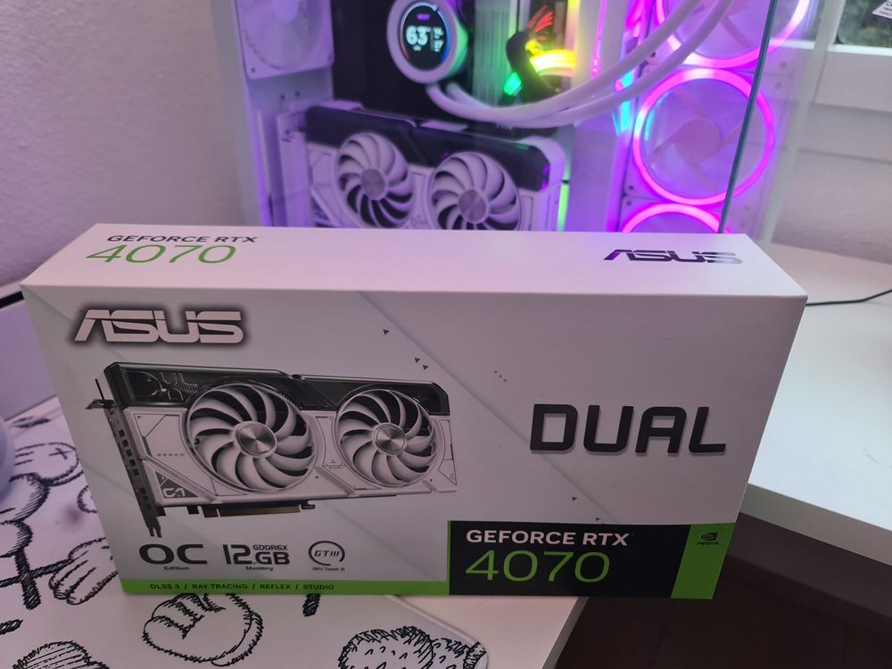 ASUS Dual GeForce RTX 4070 White OC Edition - 12GB GDDR6X | Kaufen auf ...