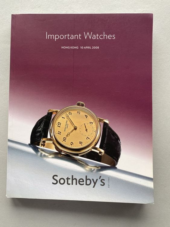 Sotheby's Important Watches Cartier Piguet Franck Muller… (Gebraucht ...