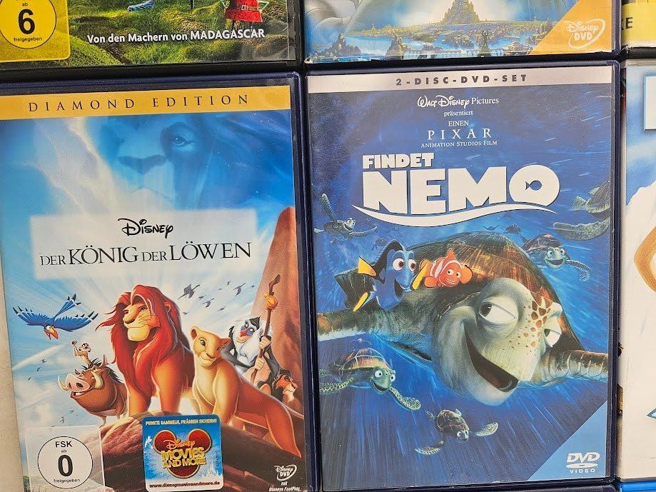 DVD-Paket Kinderfilme 13x Disney/Pixar/Animation (Gebraucht) in ...