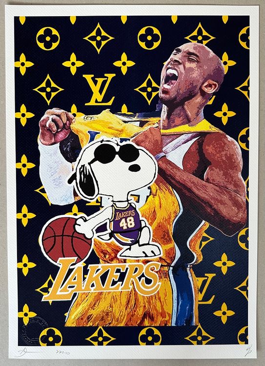 Death: Vuitton Snoopy & Lakers, signiert (Neu (gemäss Beschreibung)) in ...