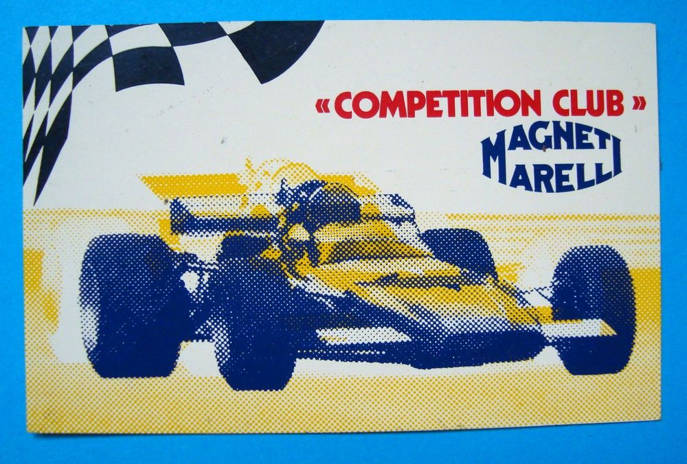 Autocollant, Aufkleber, sticker, Magneti Marelli, Formule 1 (Neu und ...