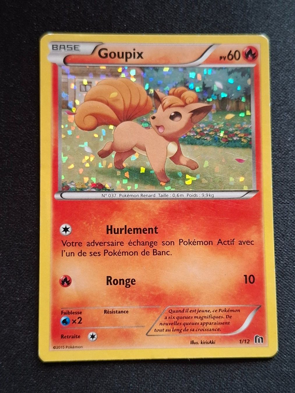 Pokemon Vulpix 1/12 XY Mc Donald's (2016) (Gebraucht) in Gammen für CHF ...