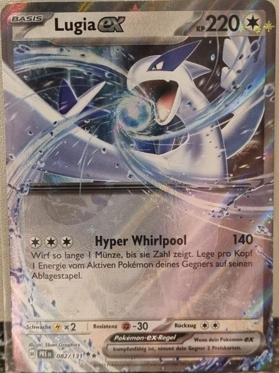 Pokémon – Lugia ex 🇩🇪 - PRE-082 - Prismatic Evolutions (Gebraucht) in ...