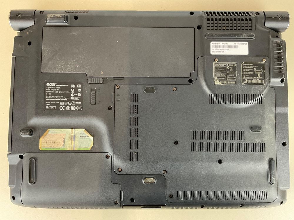 Acer Aspire 6930 series Laptop SSD ausgebaut ungetestet (Defekt) in für ...