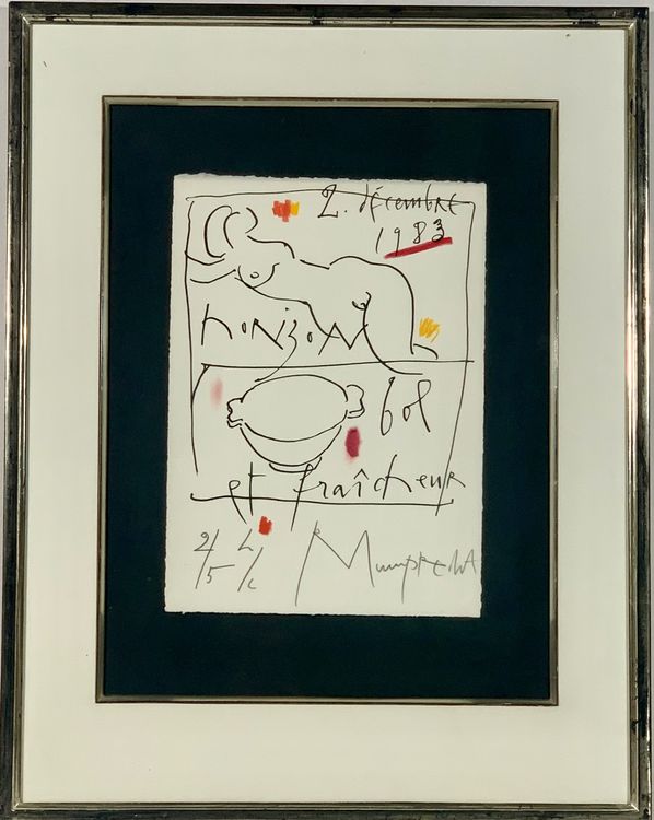 Walter Rudolf Mumprecht überarbeitete Litho Handsigniert | Kaufen auf Ricardo