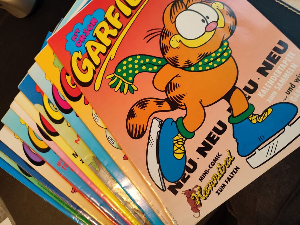Garfield Comics 1990 Jahresserie komplett Sammlerzustand (Gebraucht) in ...