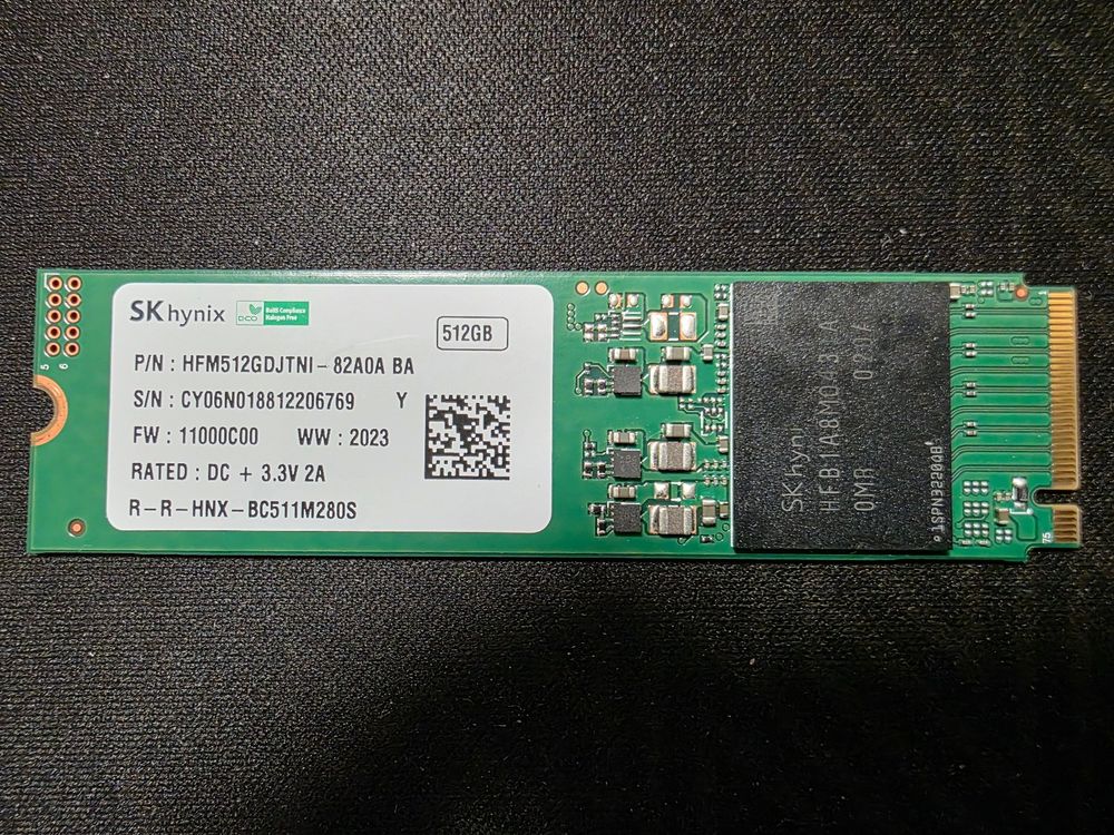 SK hynix BC511 HFM512GDJTNI-82A0A (512GB) (Gebraucht) in Emmen für CHF 22 – mit Lieferung auf ...