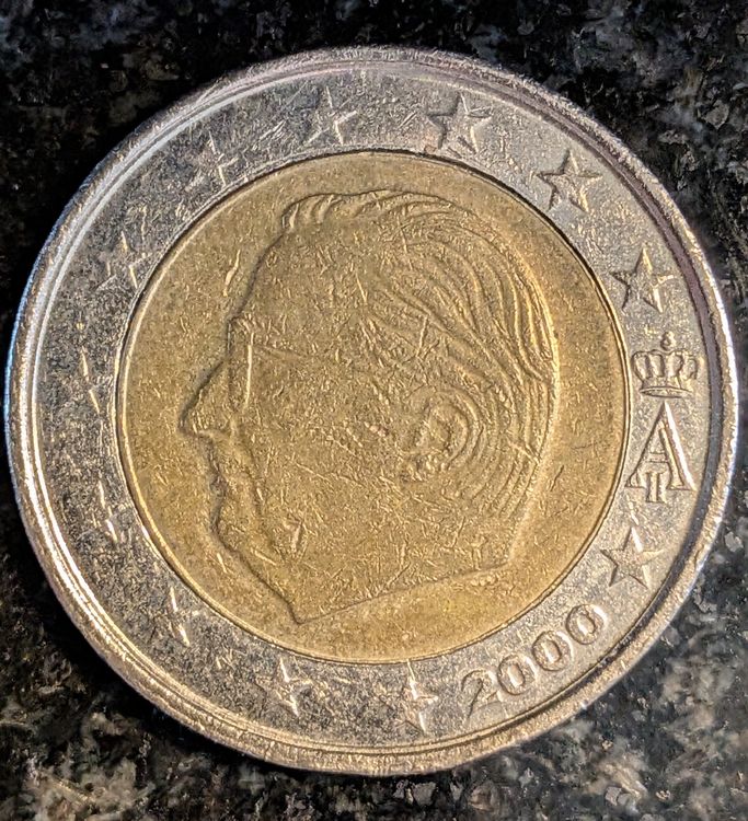 Seltenes 2 Euro Stuck