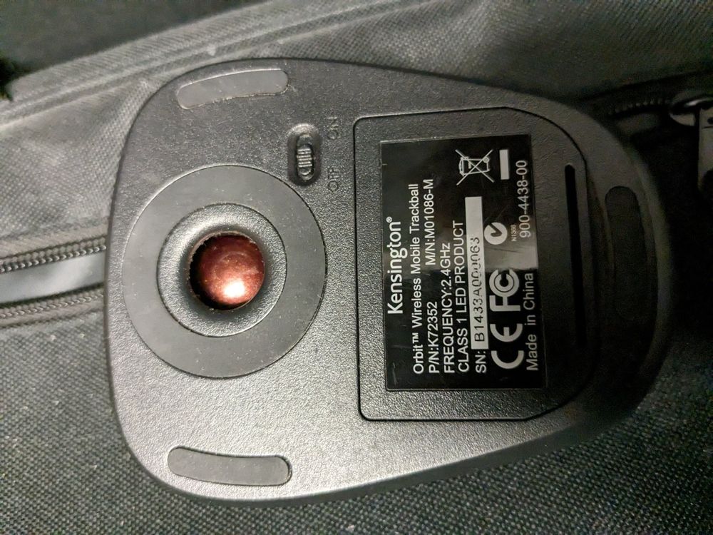 Kensington Orbit Wireless Trackball Maus Mouse Souris (Gebraucht) in ...