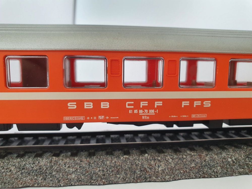 SBB Speisewagen WRm - RIC / 1:87 / KK (Neu und originalverpackt) in Zürich für CHF 49 – mit ...
