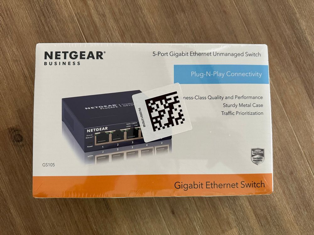 Netgear ProSafe GS105 Gigabit Switch | Kaufen auf Ricardo