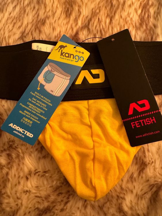 Addicted AD Fetish Jockstrap gelb Grösse S | Kaufen auf Ricardo