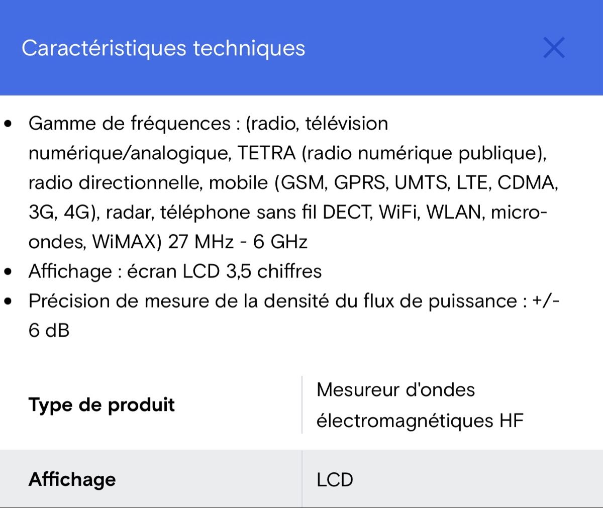 Gigahertz Solutions HFEW35C - d'appareils de mesure d'ondes (Neuf (Voir description)) à Basel ...