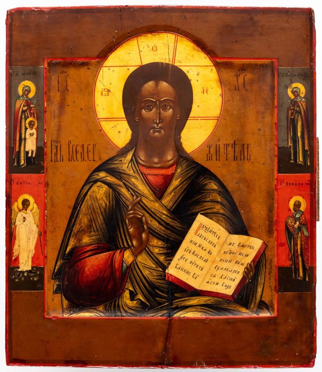 ANTIKE RUSSISCHE IKONE CHRISTUS PANTOKRATOR | Kaufen auf Ricardo