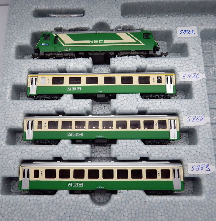 N- KATO - Rame "M B C"- Motrice Ge 4/4 III + 3 voitures EWI | Kaufen auf Ricardo