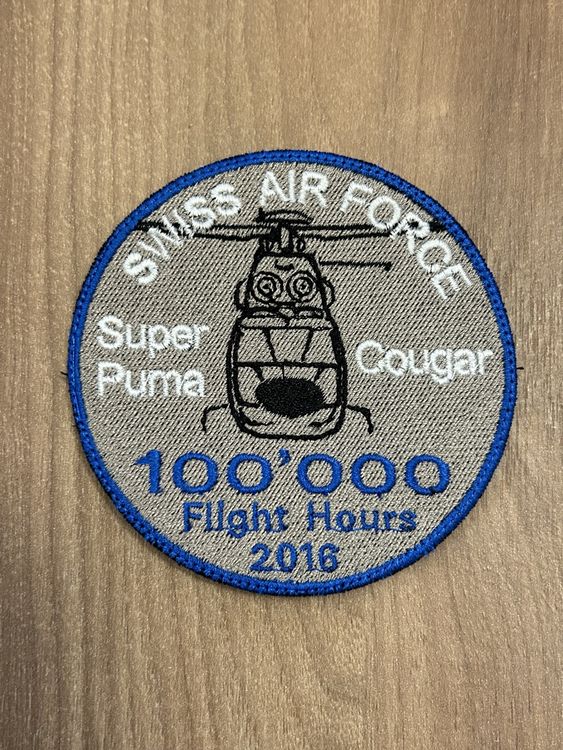 Patch 100‘000 Flugstunden Super Puma / Cougar (Gebraucht) in Berikon ...