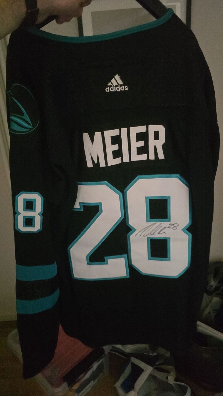 San Jose Sharks Timo Meier Signiertes Jersey, Grösse xl (Gebraucht) in ...