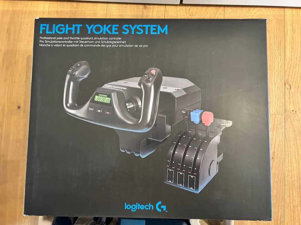 Logitech Flight Yoke System - Neuwertig! (Gebraucht) in Feldbrunnen für ...