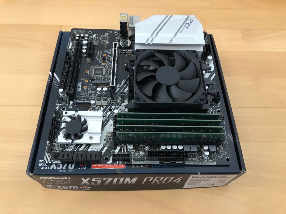 AMD Ryzen 9 5950X + 128GB DDR4-3200 RAM + AsRock X570M Pro4 (Gebraucht ...