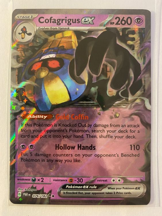 Pokemon Cofagrigus EX 076/182 Paradox Rift EN | Kaufen auf Ricardo