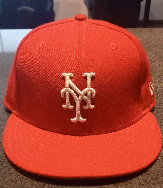 NEU: Men's New York Mets New Era Red White Logo 59FIFTY (Neu (gemäss ...