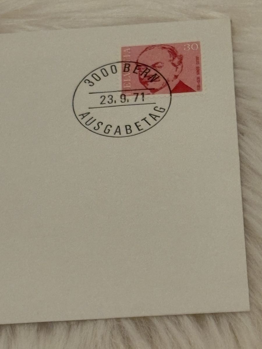 Lettre premier jour 1971 Portraits/Effigie -Rare-! (D'occasion) à Ste ...