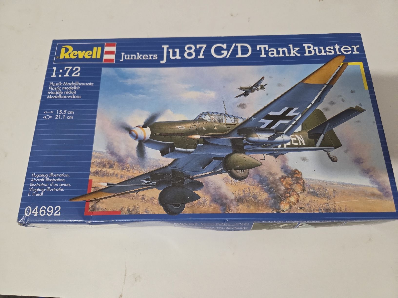 Revell Junkers Ju 87 G/D Tank Buster, 1:72, Neu, OVP! ab 1fr (Neu und ...