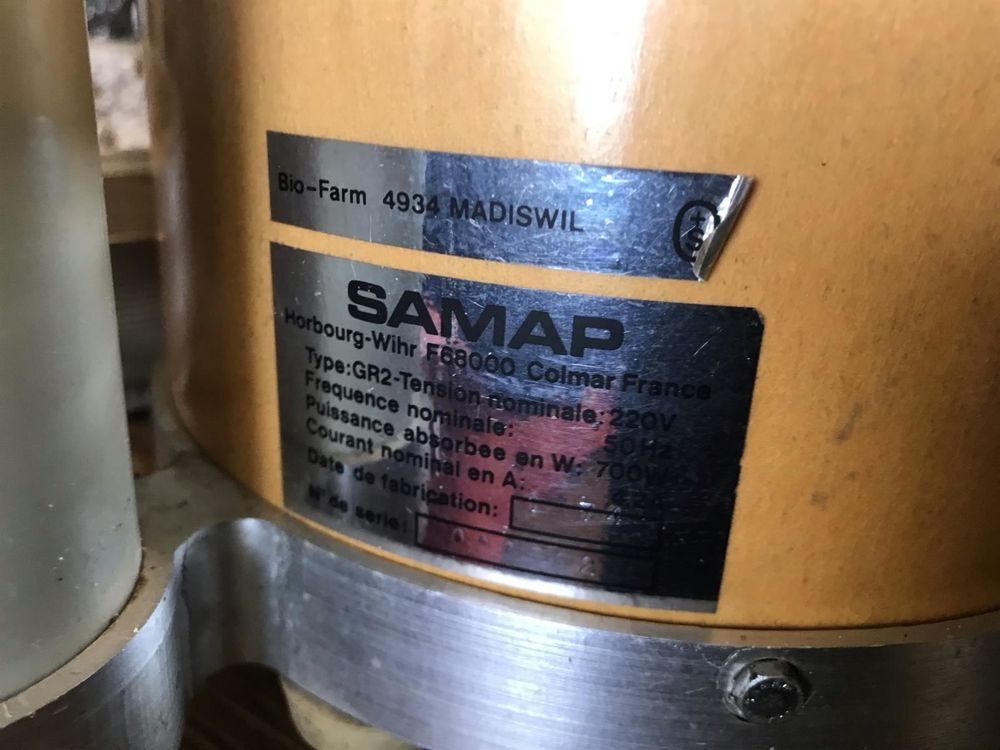 Elsässer Getreidemühle SAMAP GR2 (Gebraucht) in basel für CHF 2 – mit ...