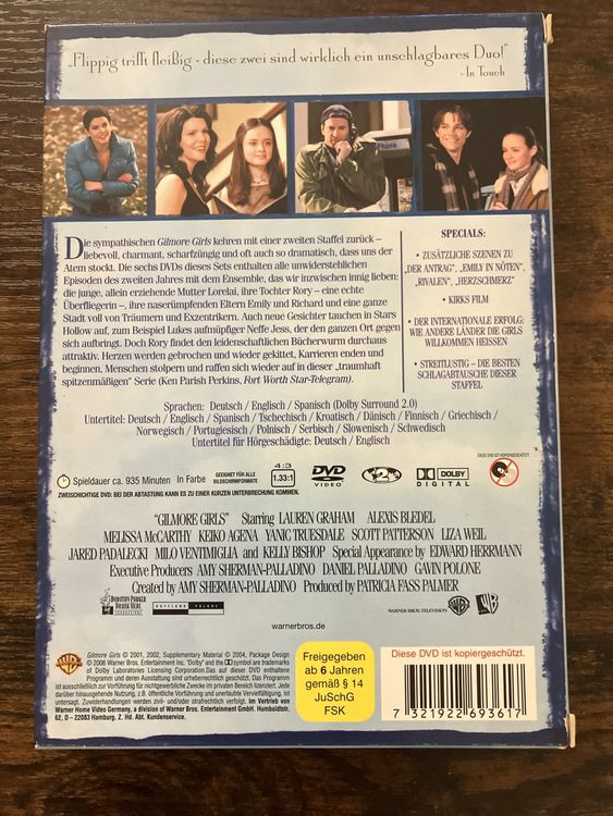 Gilmore Girls Staffel zwei DVD (Gebraucht) in Glarus für CHF 2 – mit ...