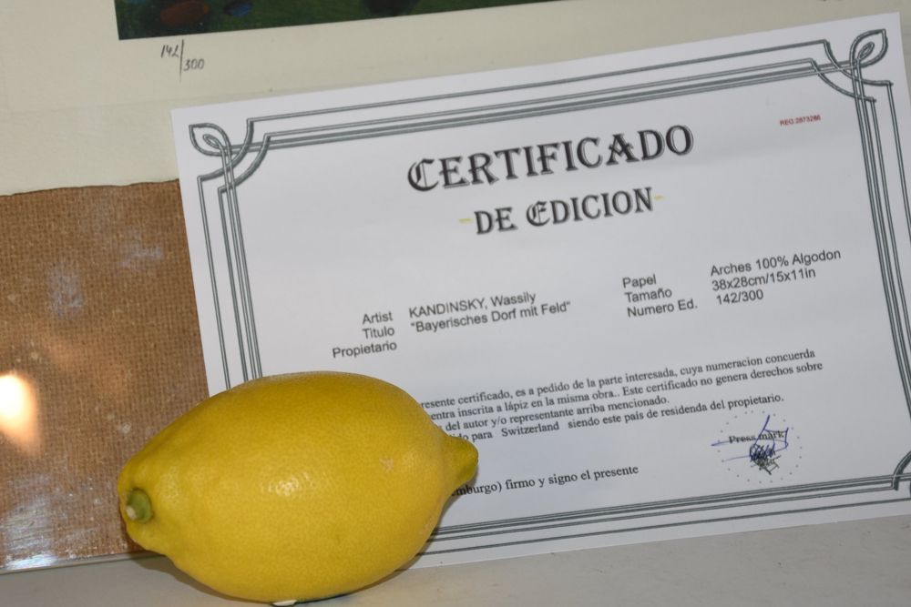 KANDINSKY WASSILY Rus.1866-1944 ORIGINAL LITHOGRAPHIE (Gebraucht) in Wohlen AG für CHF 79 – mit ...