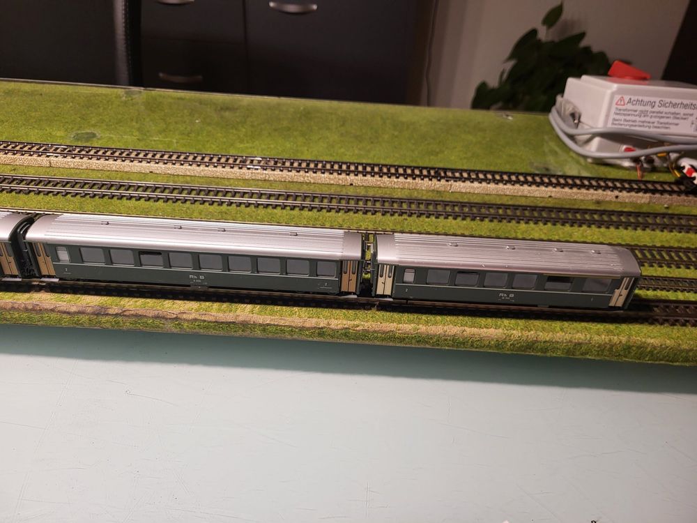 Bemo RhB 4x Personenwagen DC Spur Om | Kaufen auf Ricardo