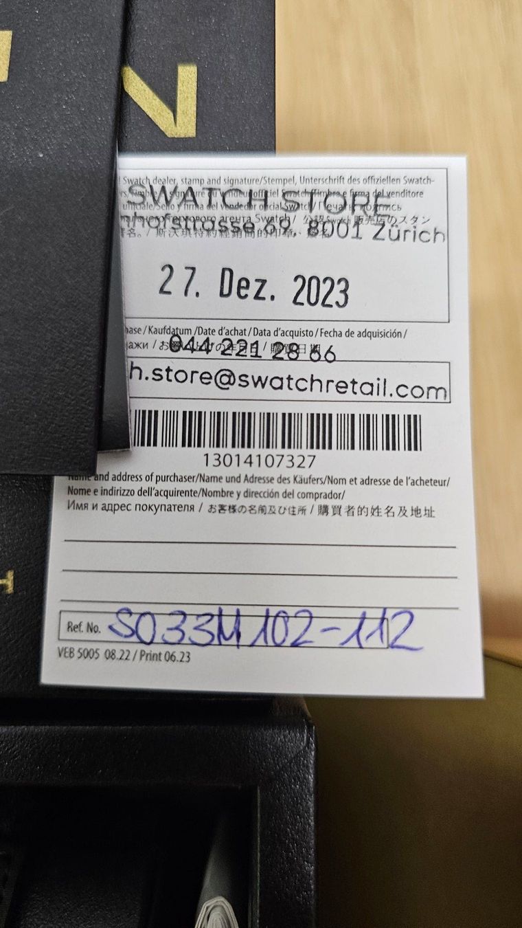 Omega x Swatch Moonswatch "Mission to the Moon" NEU Limited (Neu und ...